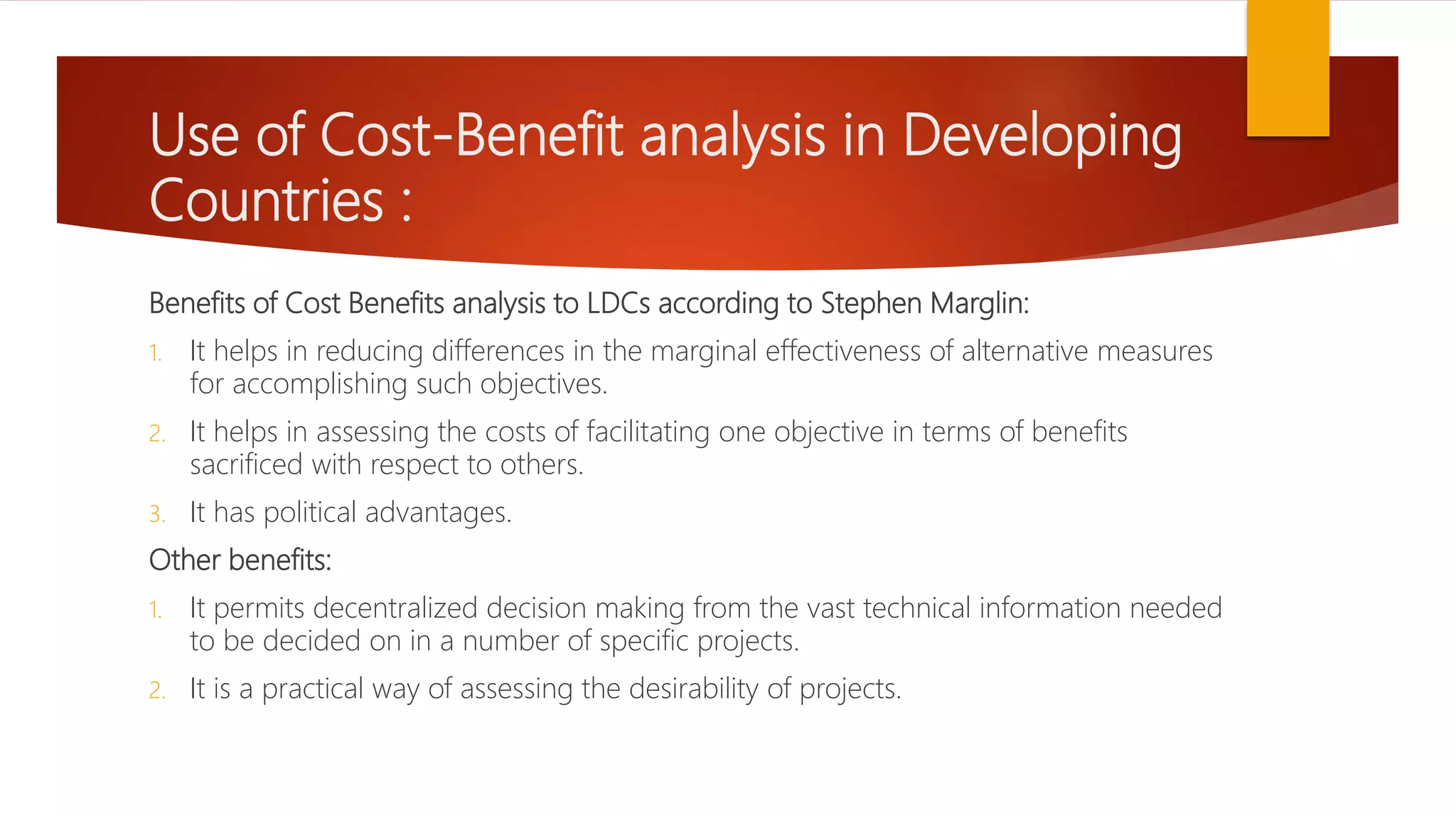 Project evaluation and cost benefit analysis | PPTX