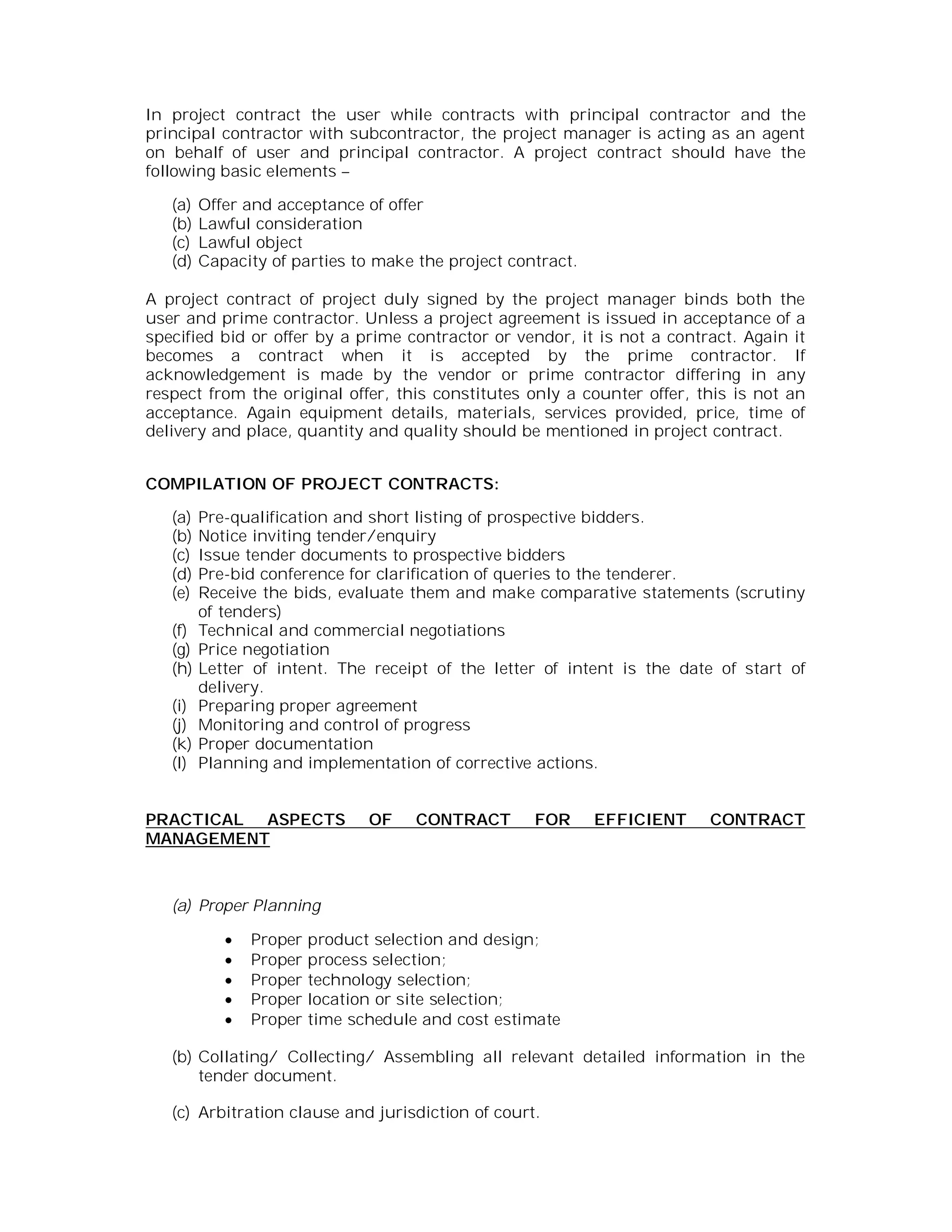 Project evaluation and implementation notes and questions | PDF