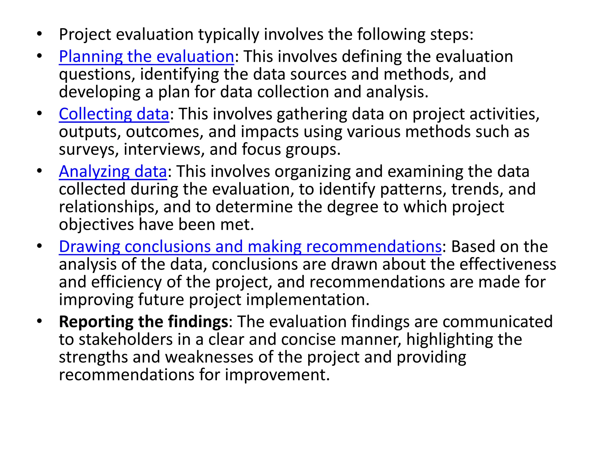 Project Management-Project Evaluation theory | PPT