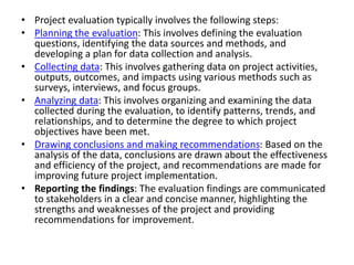 Project Management-Project Evaluation theory | PPT