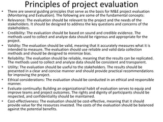 Project Management-Project Evaluation theory | PPT