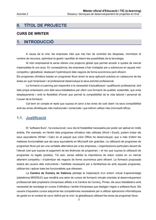 Projecte writer g | PDF