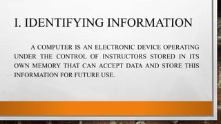 PROJECT "EXCEL": EXEMPLARY, COMPUTER ENHANCEMENT, AND LITERACY | PPTX ...