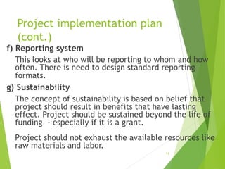 Project execution and implementation | PPTX