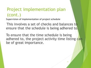 Project execution and implementation | PPTX