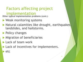 Project execution and implementation | PPTX
