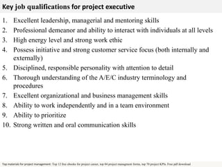 Project executive | PPTX