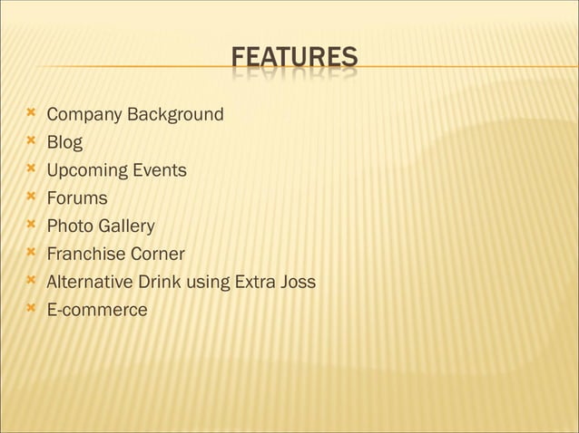 Project Extra Joss | PPT