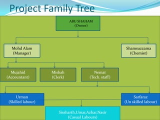 Project family tree | PPTX