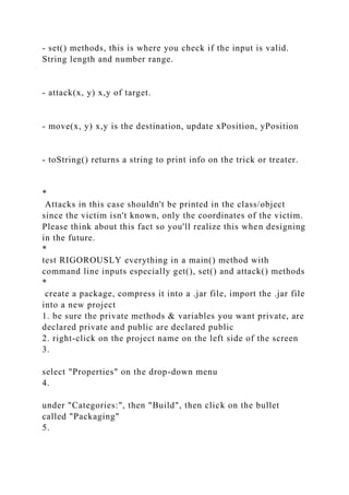 Project Fear Lets create a simulation. Children are out .docx