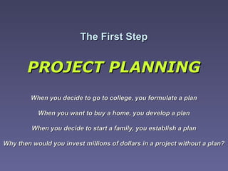 Project Feasibility [DECEMBER 2006] | PPT