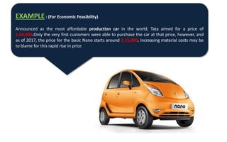 Project feasibility study report | PPT