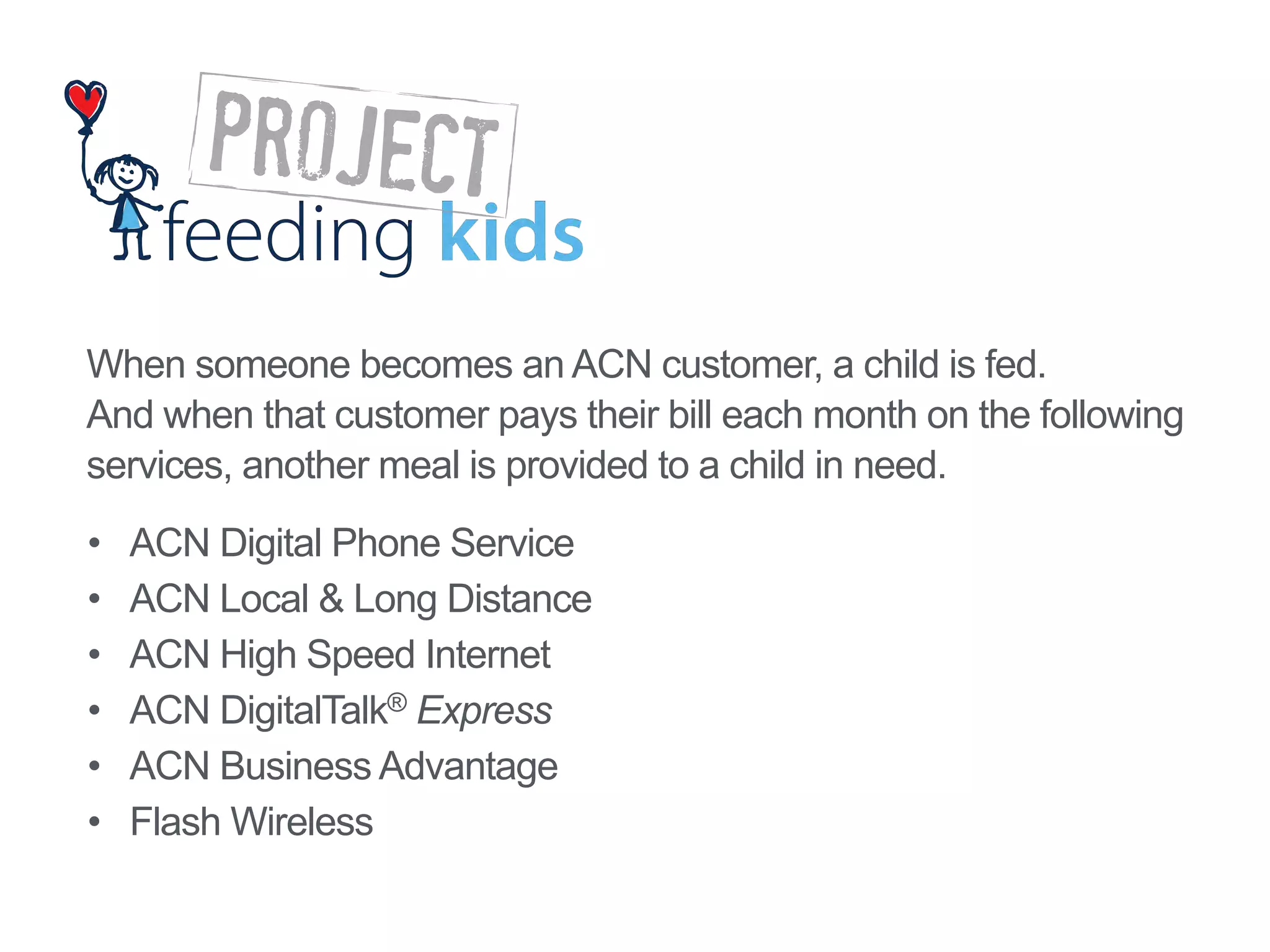 ACN Project Feeding Kids | PDF