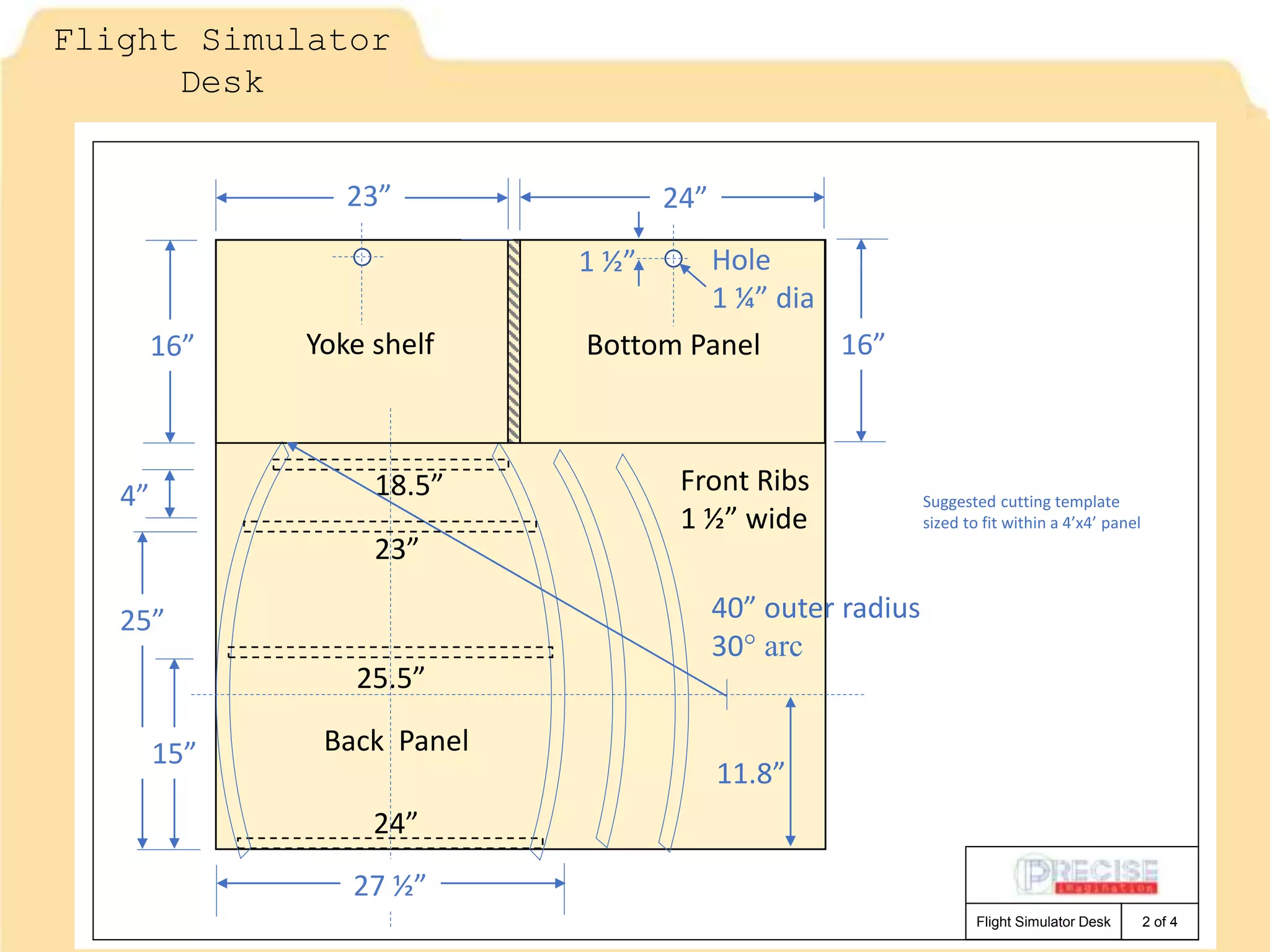 Project File - Flight Simulator Desk | PPTX