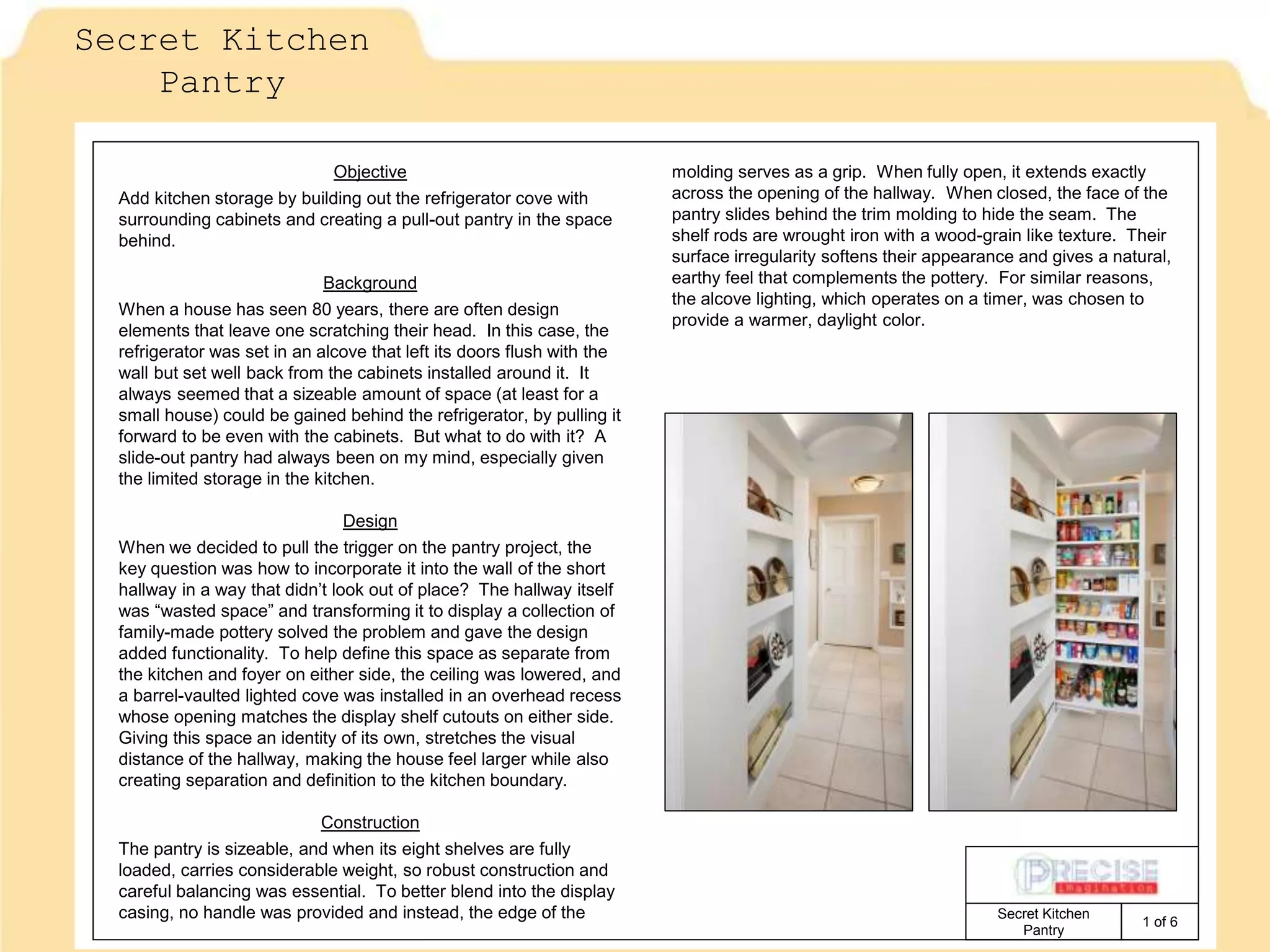 Project file: secret kitchen pantry | PPT | Free Download