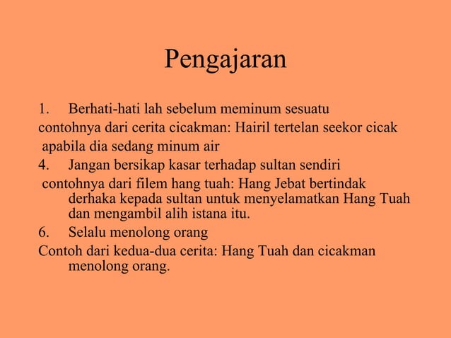 Project filem klasik dan moden | PPT