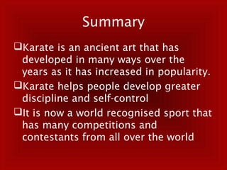 My Karate Project | PPT