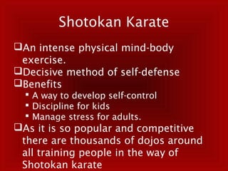 My Karate Project | PPT