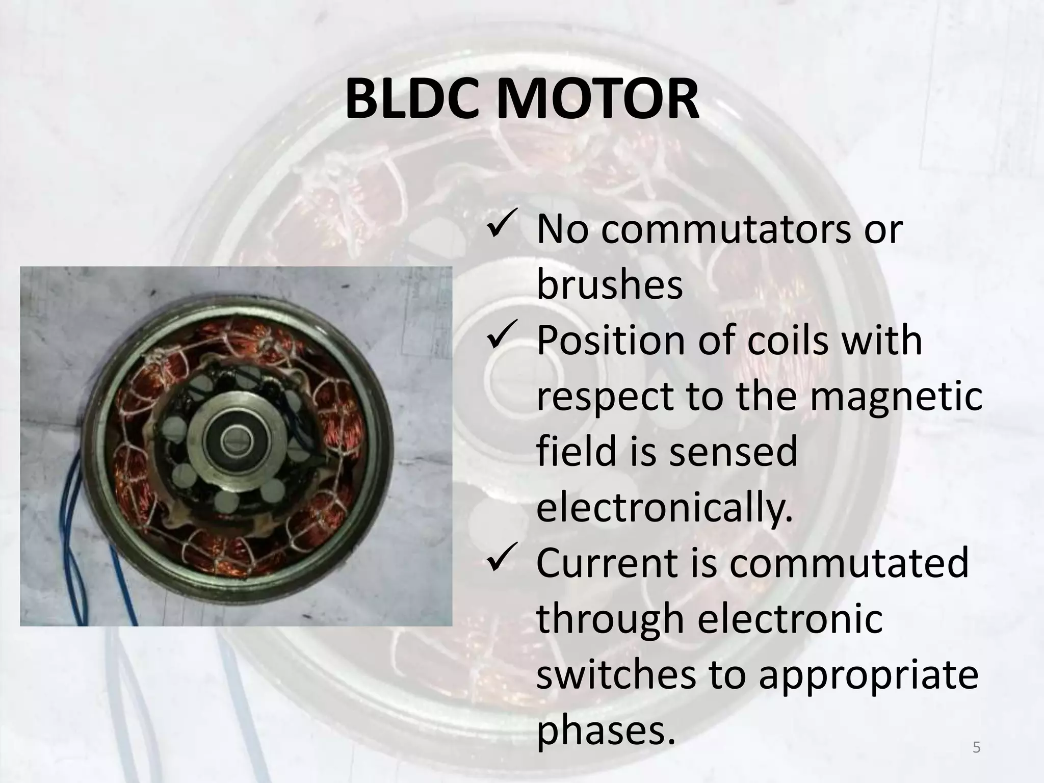 Three phase BLDC motor | PPTX