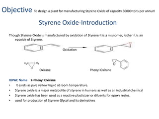 Styrene Oxide : A Brief Reiew | PPTX