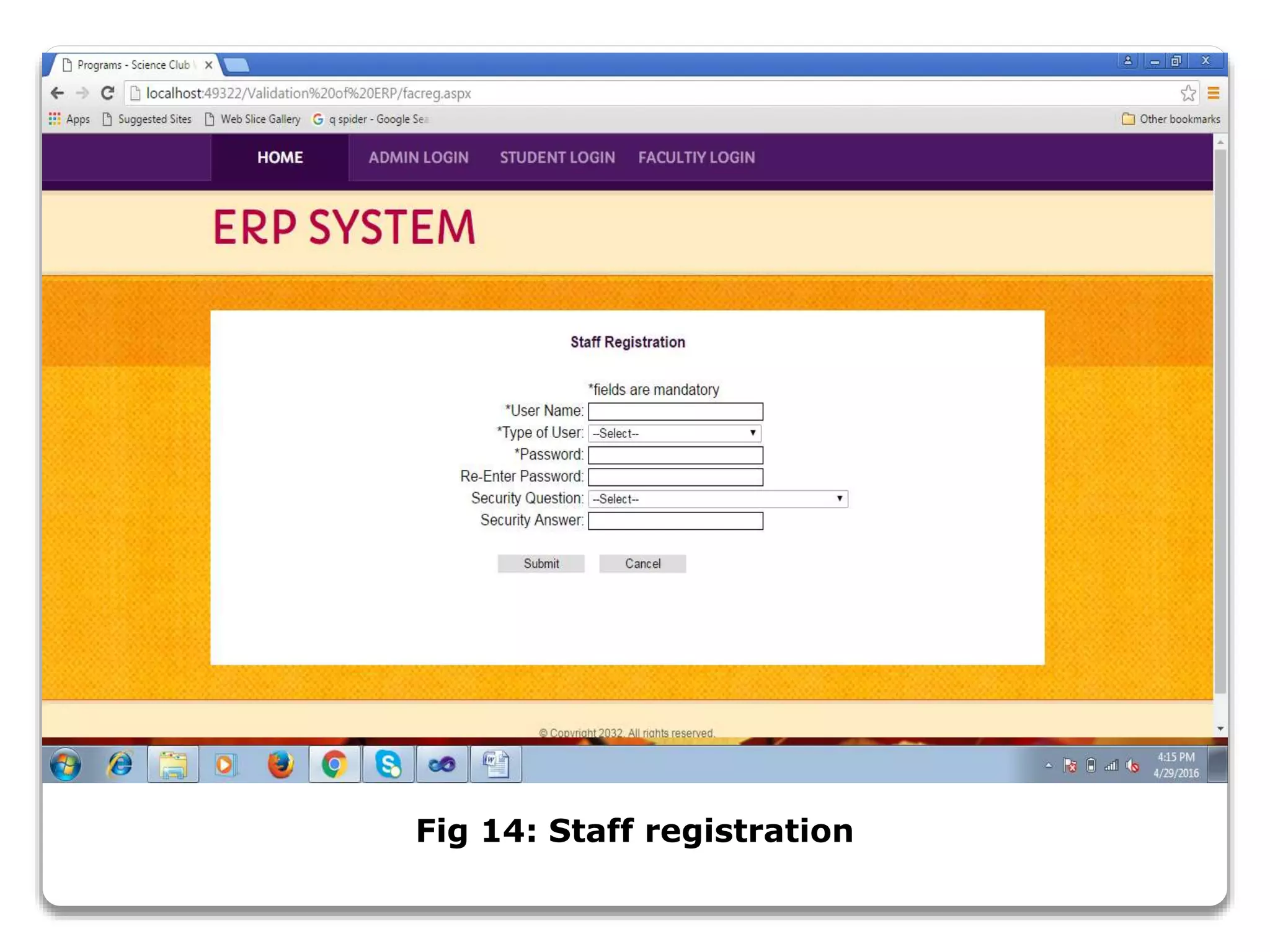 The ERP System - for an Institution | PPTX