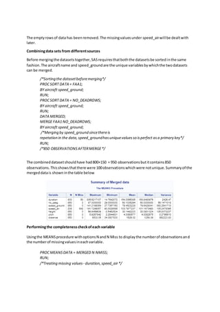 Predicting aircraft landing distances using linear regression | DOCX ...