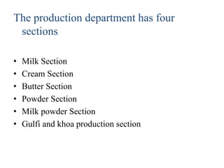 AAVIN - Dharmapuri co operative milk production unit - A BRIEF ANALYSIS ...