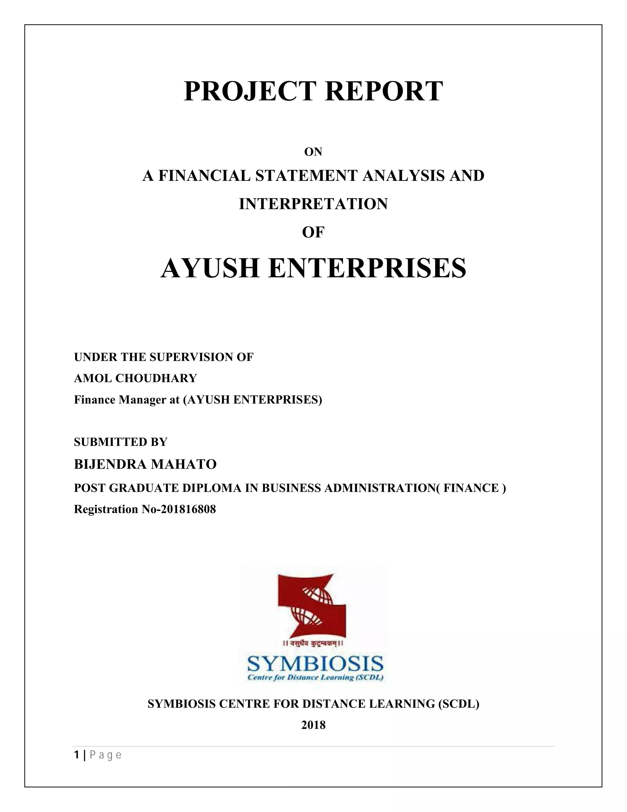 A FINANCIAL STATEMENT ANALYSIS AND INTERPRETATION | PDF