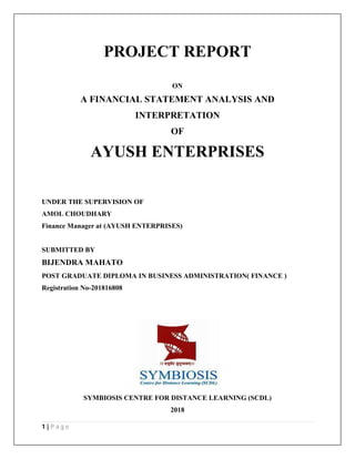 A FINANCIAL STATEMENT ANALYSIS AND INTERPRETATION | PDF