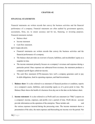 A FINANCIAL STATEMENT ANALYSIS AND INTERPRETATION | PDF