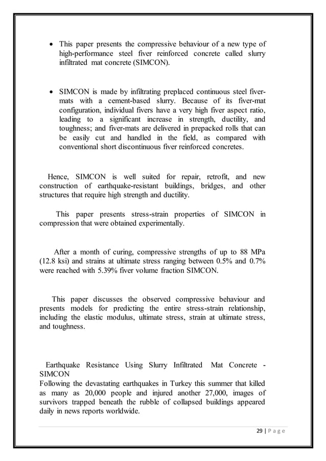 project report on earth quake resisting building | DOCX | Civil ...