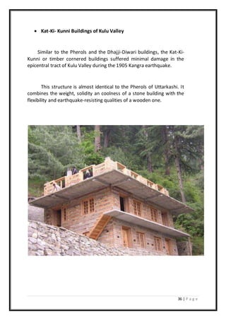 project report on earth quake resisting building | DOCX