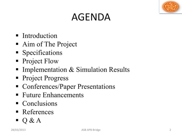Design And Implementation Of Amba Asb Apb Bridge Ppt 0011