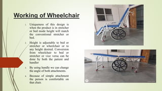Ergonomics Based Wheelchair Convertible Stretcher Design | PPT