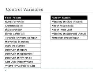 Reliability Analysis of a Fleet of Transportation Vehicles | PDF