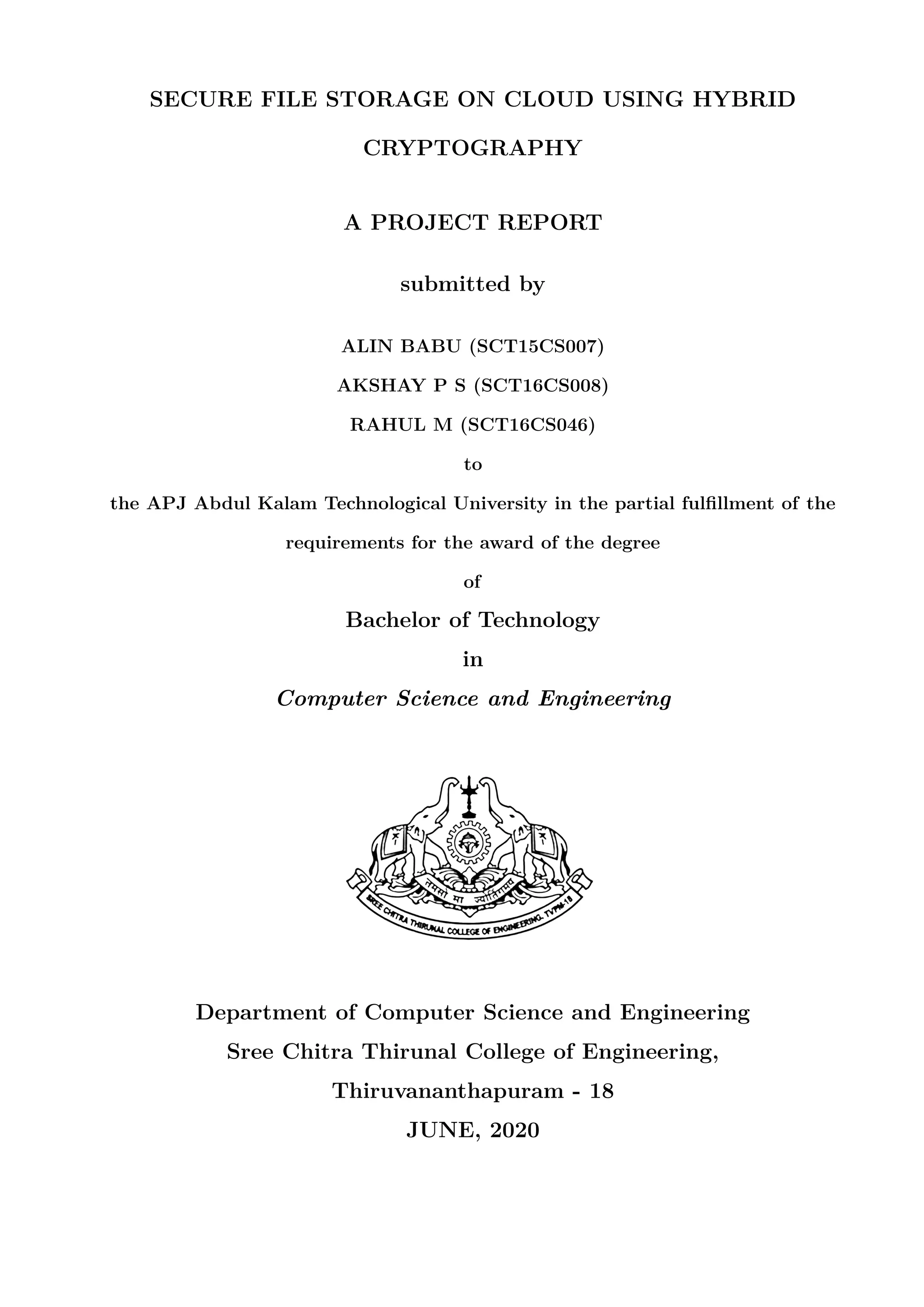 Project final report | PDF | Computer Software and Applications | Computing