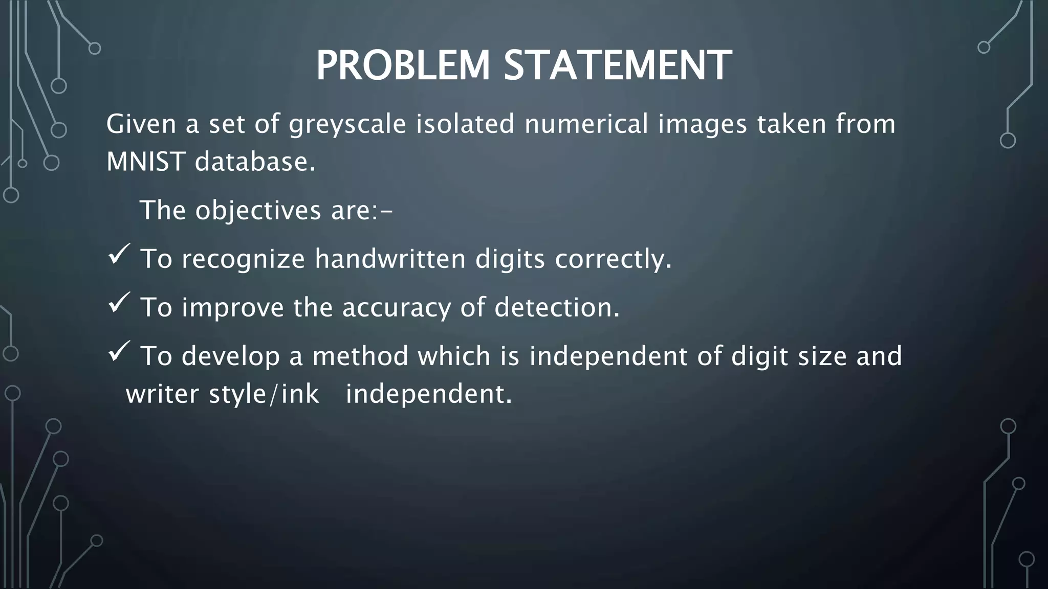 Handwritten Digit Recognition Using K Nn Classifier Ppt