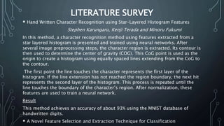 HANDWRITTEN DIGIT RECOGNITION USING k-NN CLASSIFIER | PPT