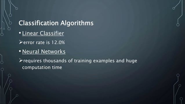 HANDWRITTEN DIGIT RECOGNITION USING k-NN CLASSIFIER | PPT