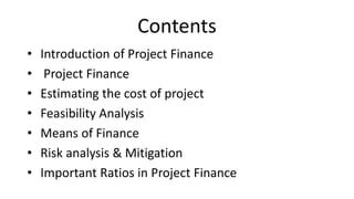 Project Finance types and explanations.pptx | Free Download