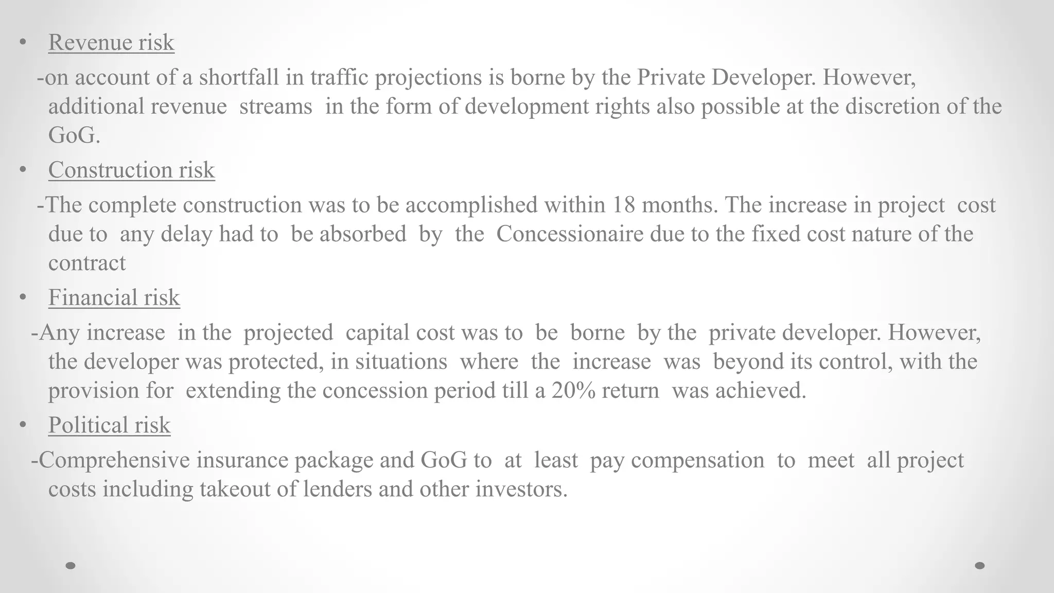 Project finance ppt final | PPTX