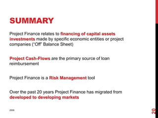 Project Finance Session 01 | PPTX