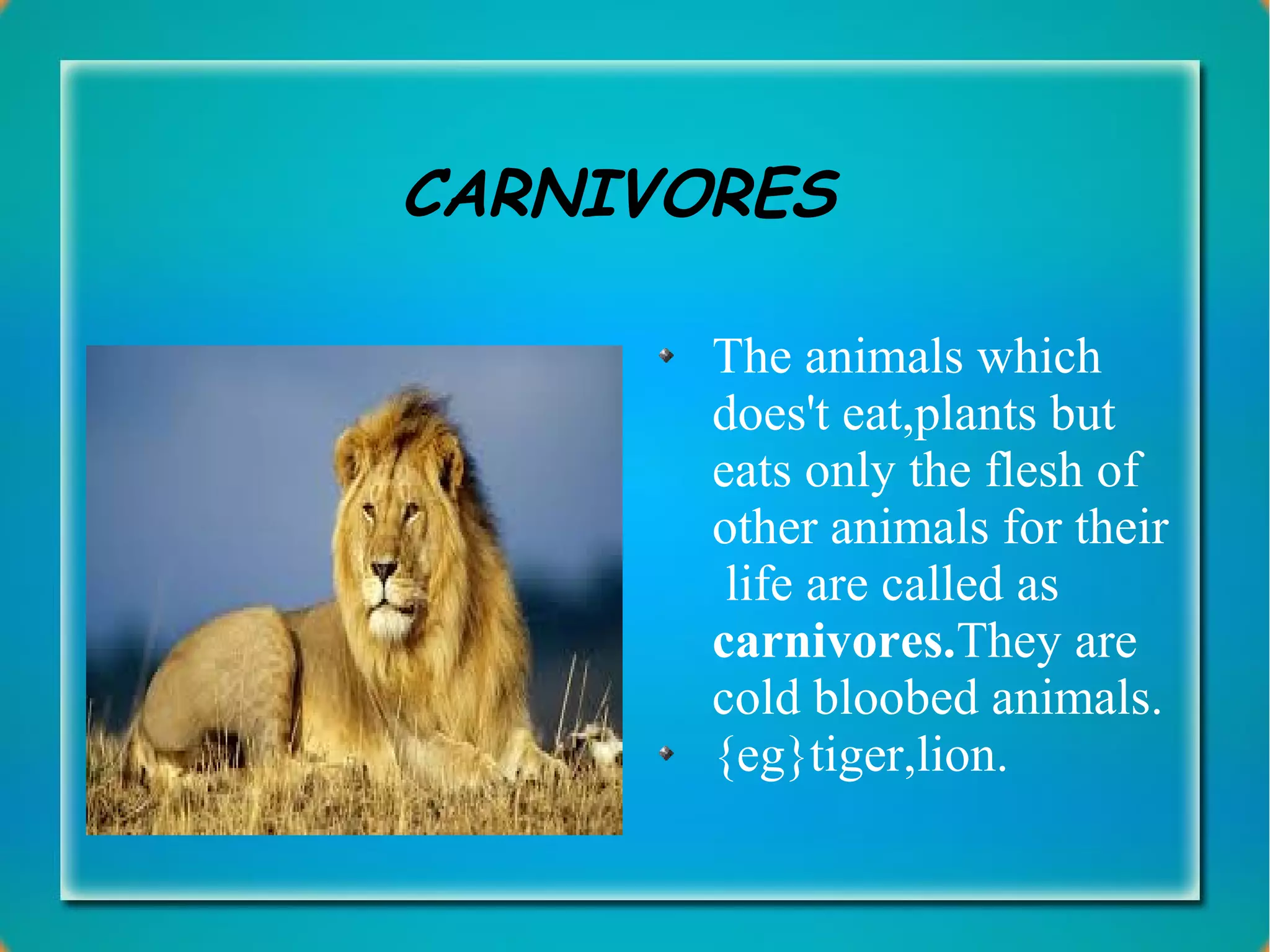 TYPES OF ANIMALS | PPT