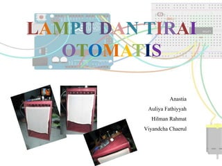 Automatic Lamp and Gordyn using Arduino UNO | PPTX