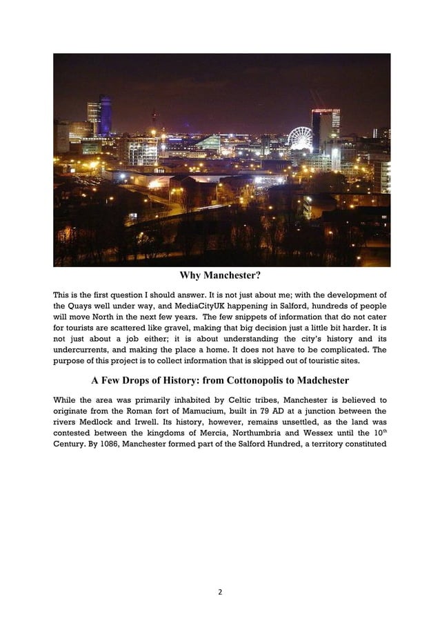 Manchester Project | PDF