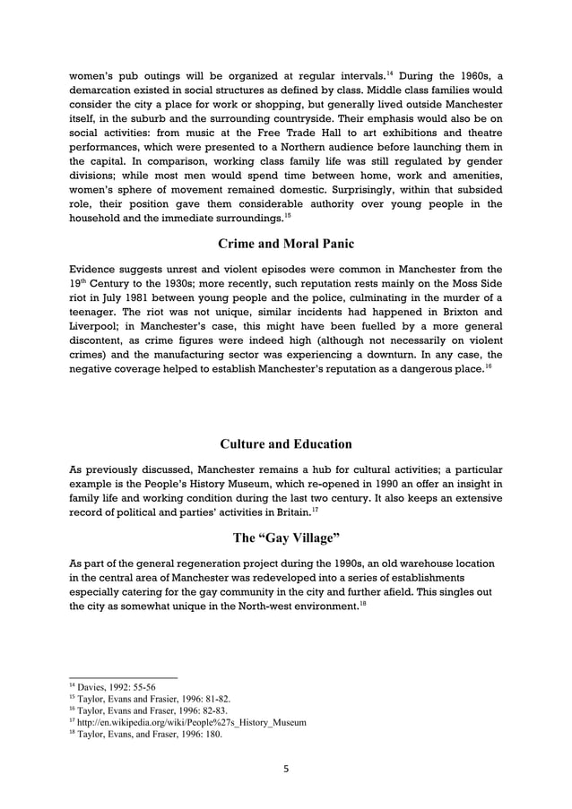 Manchester Project | PDF