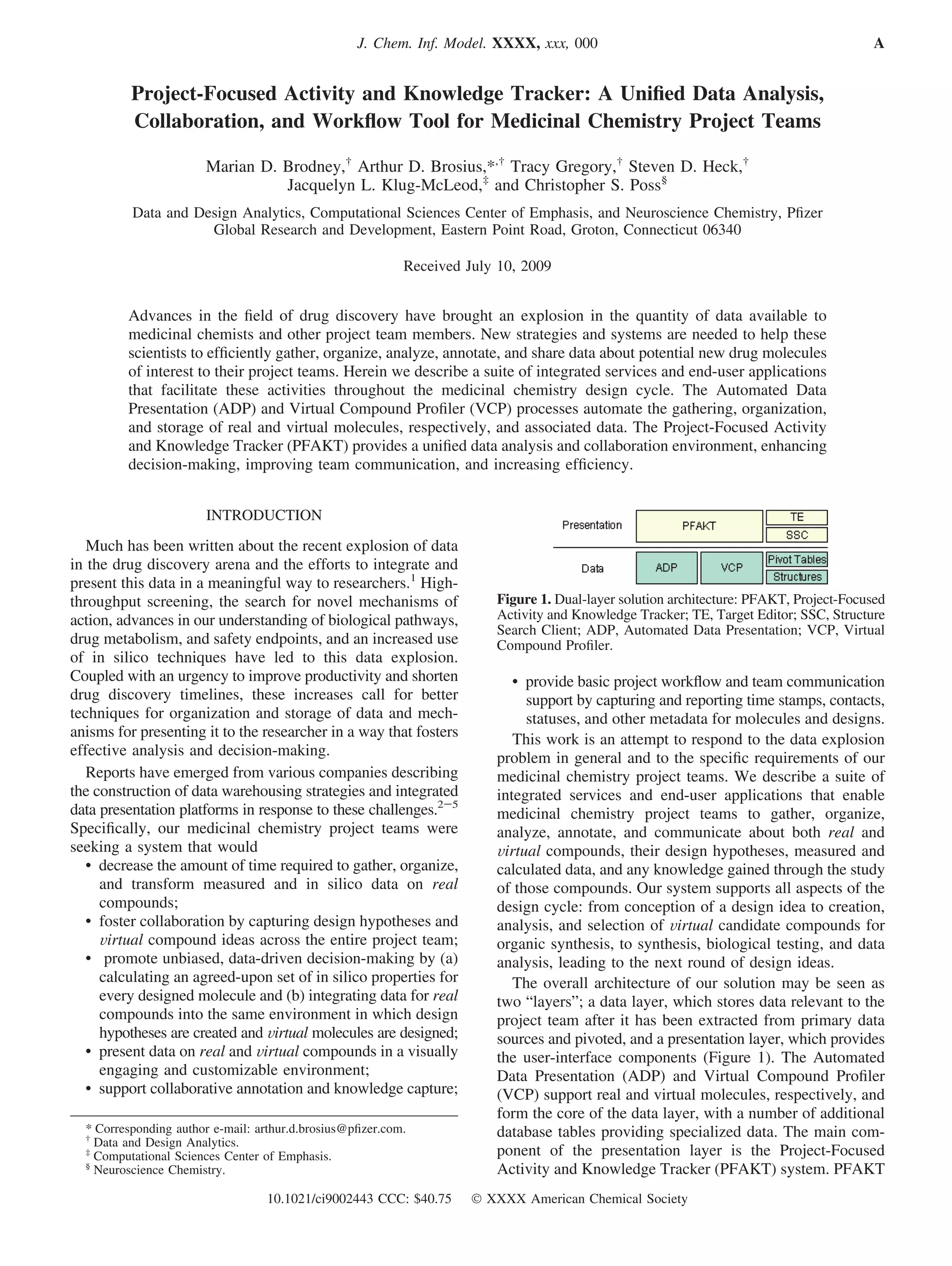 Project Focused Activity And Knowledge Tracker A Unified Data Analysis ...