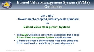 Project Forecasting from the Perspective of an EVMA and EIA-748 | PPTX