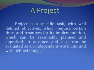 Project Formulation Step by Step | PPT