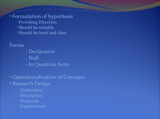 Project Formulation Step by Step | PPT